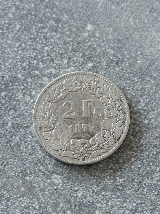 2 Franken 1879 sehr Rar (Gebraucht) in Wallisellen für CHF 13 – mit Lieferung auf Ricardo kaufen