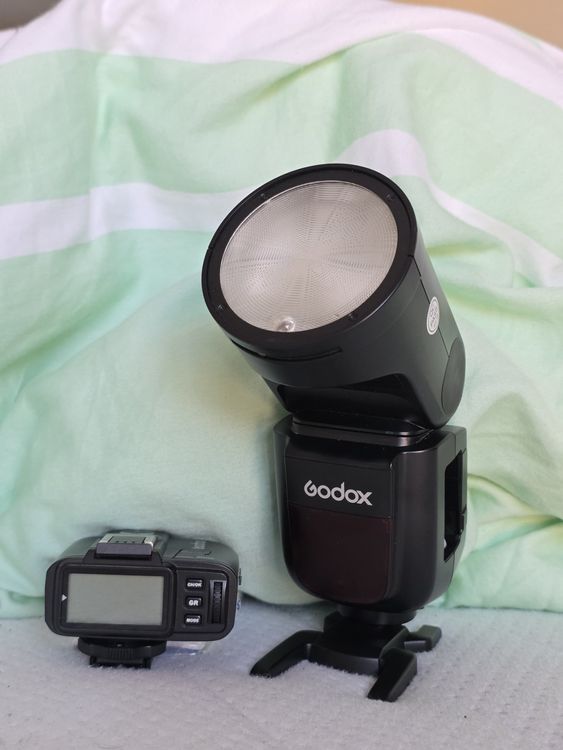Blitz Godox V1-S+Trigger X1T-S+Diffusor Sony Camera(wie neu) (Neu ...