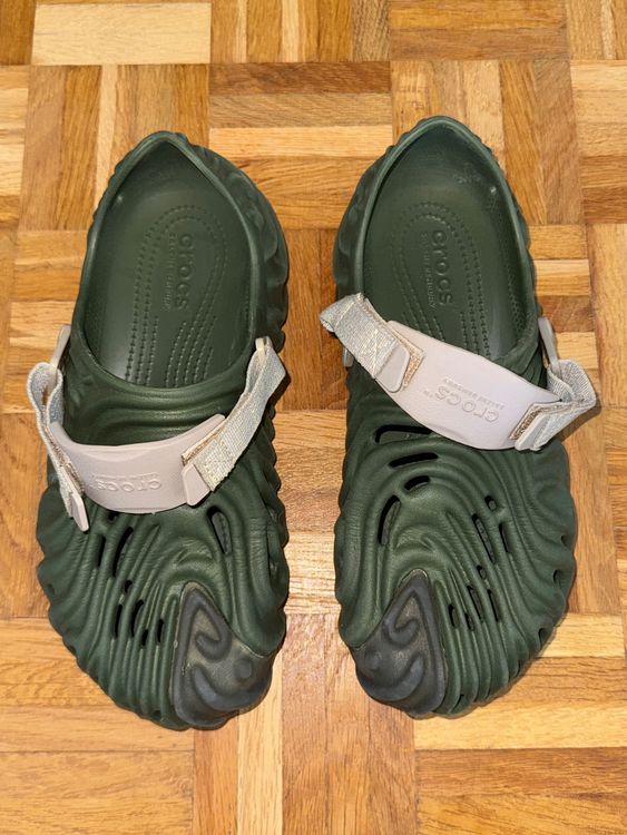 crocs green cucumber used pollex clogs yeezy slide slides (Gebraucht ...