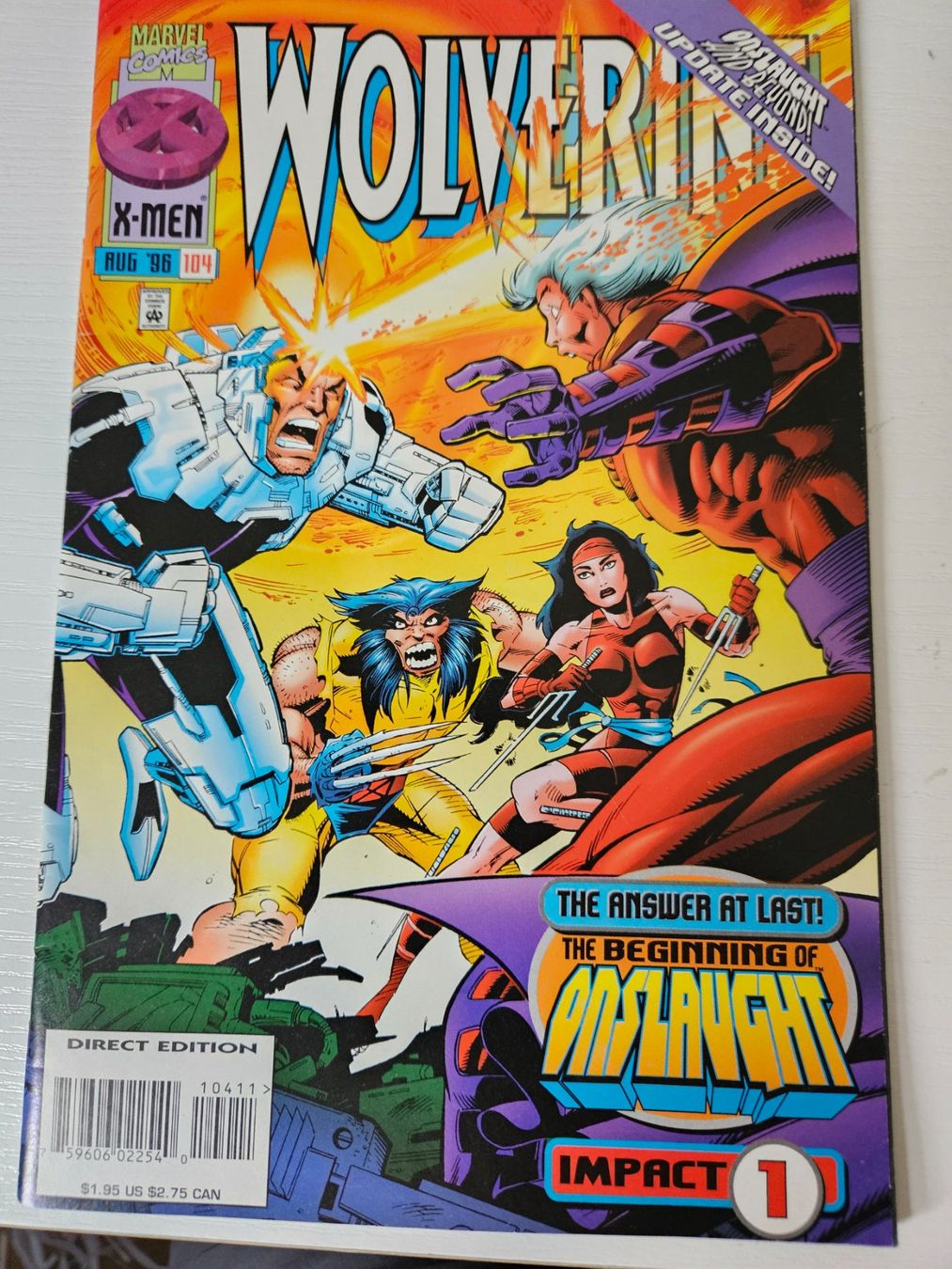 Wolverine #104 Onslaught Comic Top Zustand (Neu (gemäss Beschreibung ...