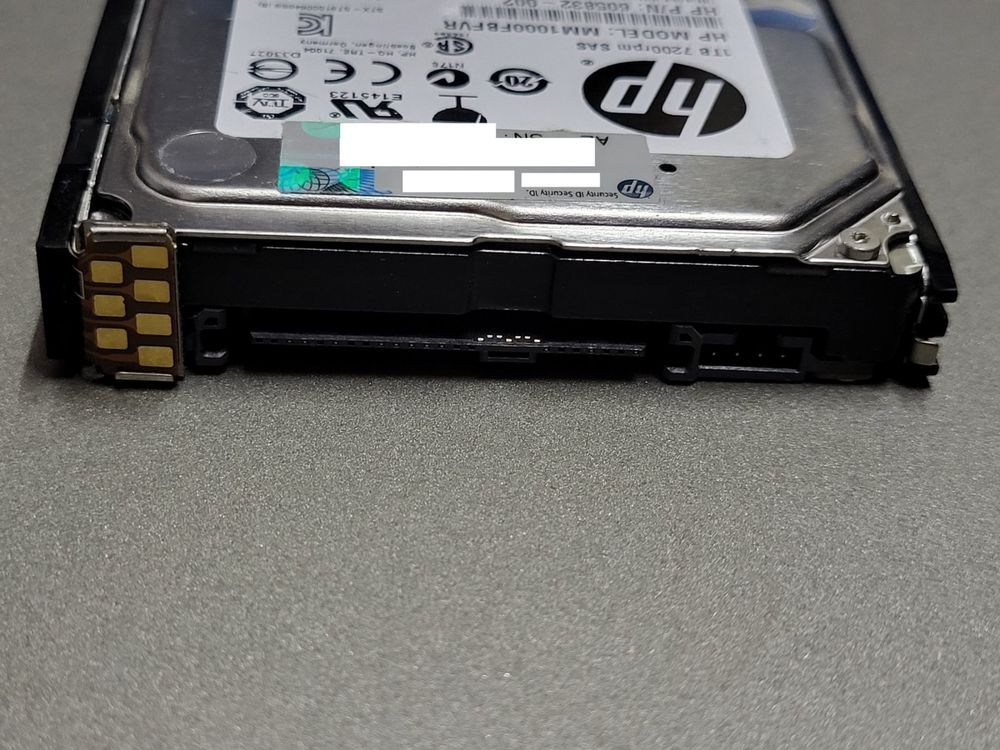 HP/HPE 1TB SAS Disk 6Gbps/7.2k/2.5" 653954-001 für Gen8/9 (Gebraucht) in für CHF 75 – mit ...