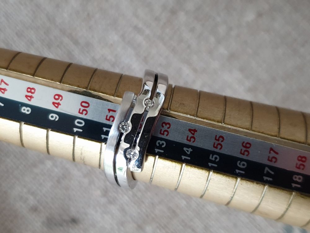 Weissgold 750 Ring mit Brillanten (Gebraucht) in Bottmingen für CHF 310 ...