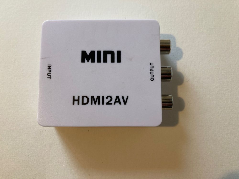 HDMI zu Composite Converter (Gebraucht) in Staufen für CHF 6 – mit ...