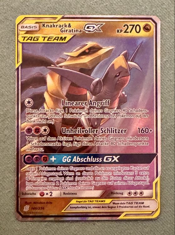 Rare Pokémon GX Tag Team Card - Great for Collectors! (Gebraucht) in ...