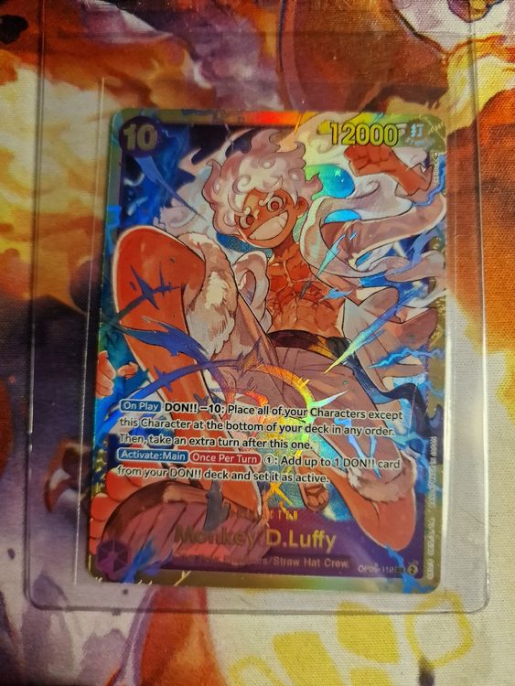 Monkey D. Luffy gear 5 OP05 SEC One Piece TCG Card game (Gebraucht) in Basel für CHF 13 – mit ...