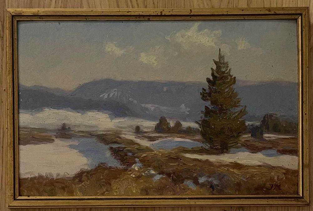 Landschafts Gemälde Monogr (Gebraucht) in Root für CHF 5 – mit Lieferung auf Ricardo kaufen