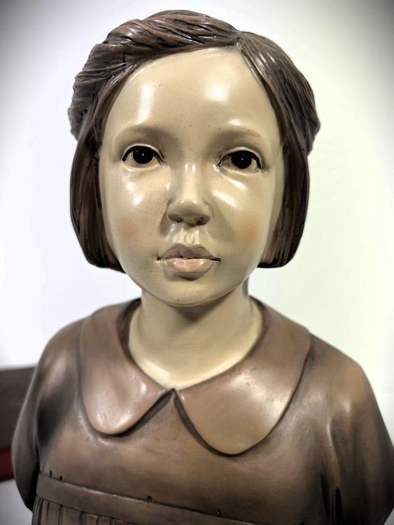 GROSSE ART DECO BÜSTE MÄDCHEN SKULPTUR STATUE FIGUR (Gebraucht) in Weggis für CHF 22 – mit ...