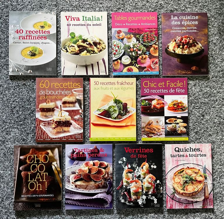 11 livres de recettes cuisine/desserts… | Kaufen auf Ricardo
