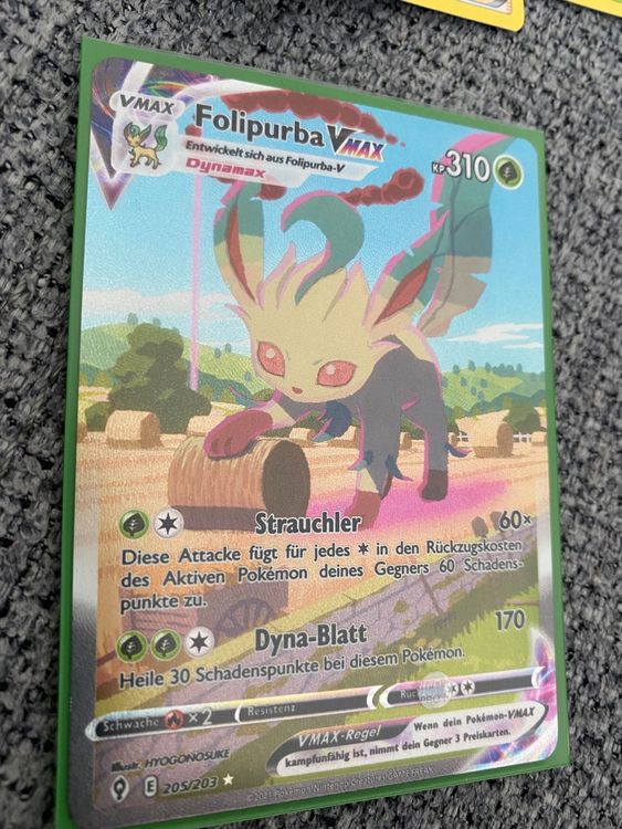 Folipurba VMax Pokemon Karte (Neu (gemäss Beschreibung)) in Widnau für CHF 68 – mit Lieferung ...