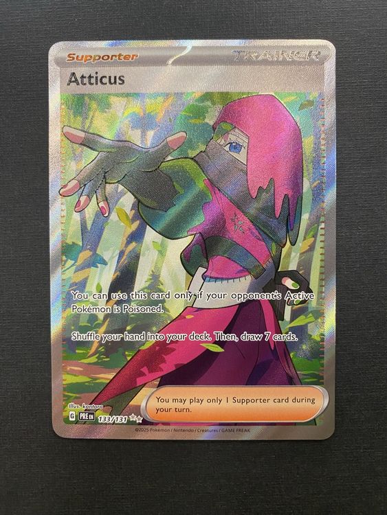 Atticus 133/131 Ultra Rar Prismatic Evolutions Englisch (Neu (gemäss ...