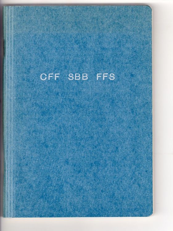 CFF SBB FFS - Carnet de notes | Kaufen auf Ricardo