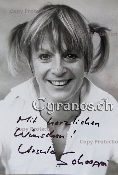 Ursula Schäppi (1940) Schauspielerin - Autogramm (Gebraucht) in ...