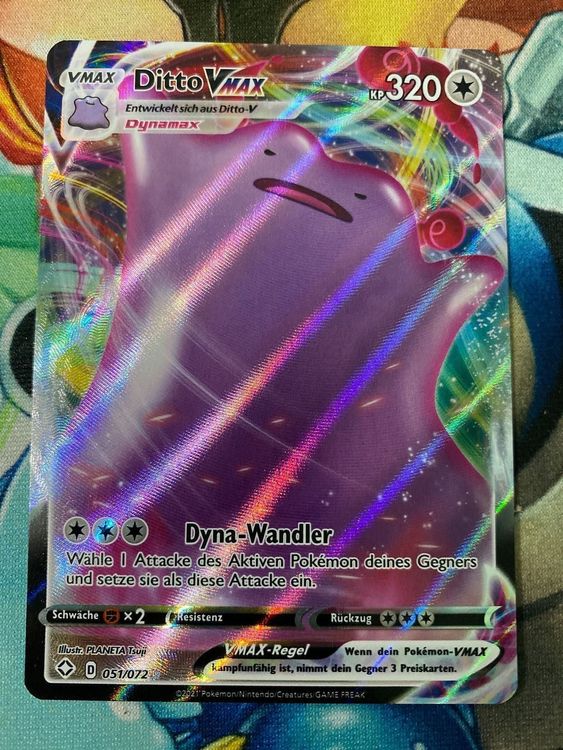 Pokemonkarte Ditto Vmax (Neu (gemäss Beschreibung)) in Neuhausen für ...
