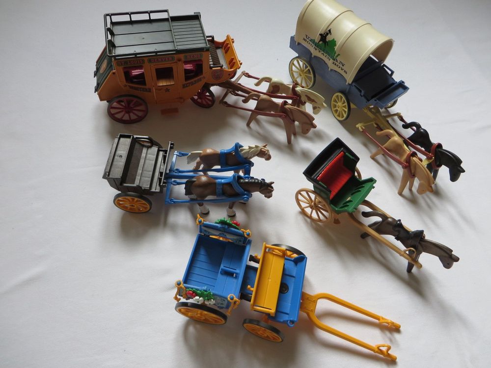 Playmobil Western,1974-1999,Pferde,Kutschen,Forts,Figuren | Acheter sur ...