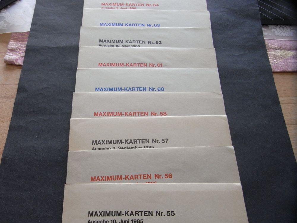 Liechtenstein Maximumkarten 55-64 (Gebraucht) in Ittigen für CHF 7 – mit Lieferung auf Ricardo ...