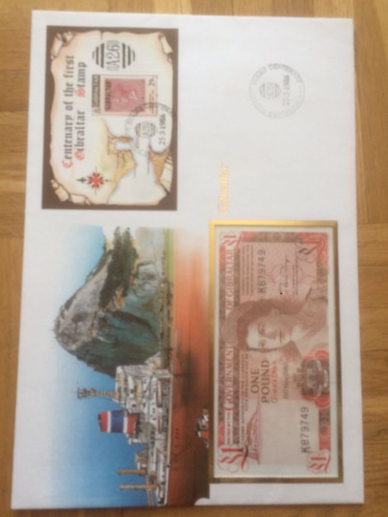Banknotenbrief Gibraltar (Neu und originalverpackt) in Muralto für CHF 9.5 – mit Lieferung auf ...