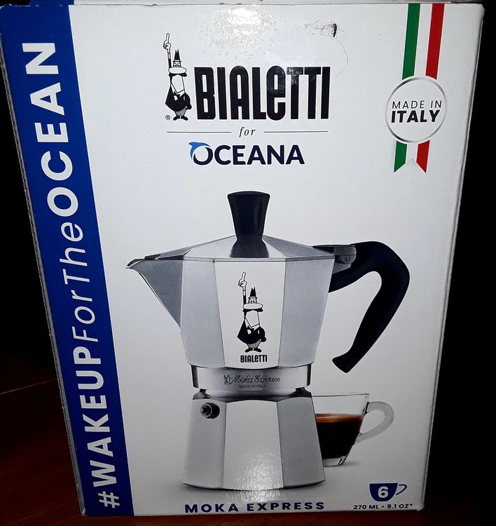 BIALETTI Ocean edition moka express 6 tasses-NEUVE | Kaufen auf Ricardo