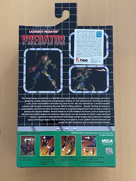 NECA Ultimate Lasershot Predator 7 inch scale (Neu und originalverpackt ...