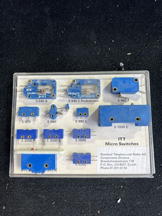 ITT Micro Switches relay Elektro Elektronik Radio CB Handy (Gebraucht ...