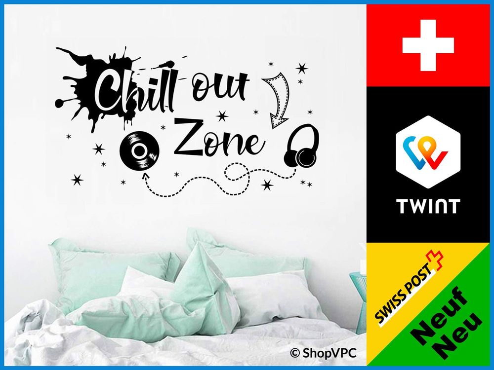XXL Wandtattoo Chill Out Zone Jugendzimmer - Wandsticker | Kaufen auf ...