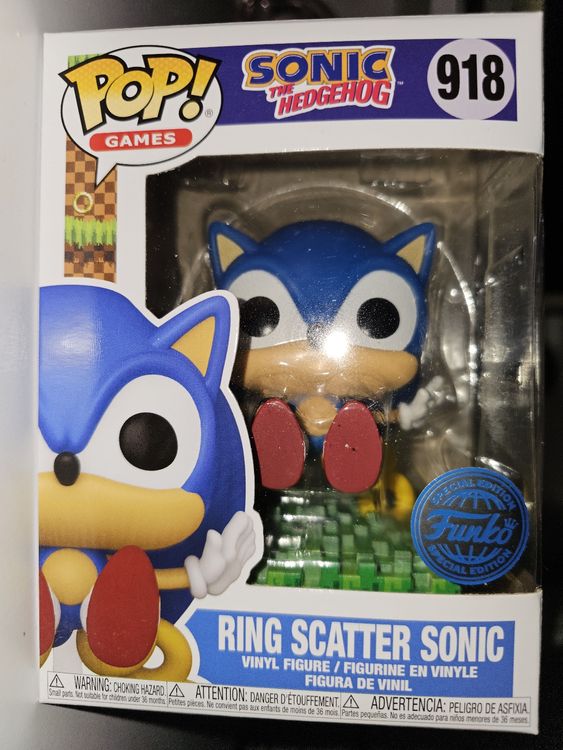 Funko Pop! Sonic Ring Scatter 918 spécial édition | Kaufen auf Ricardo
