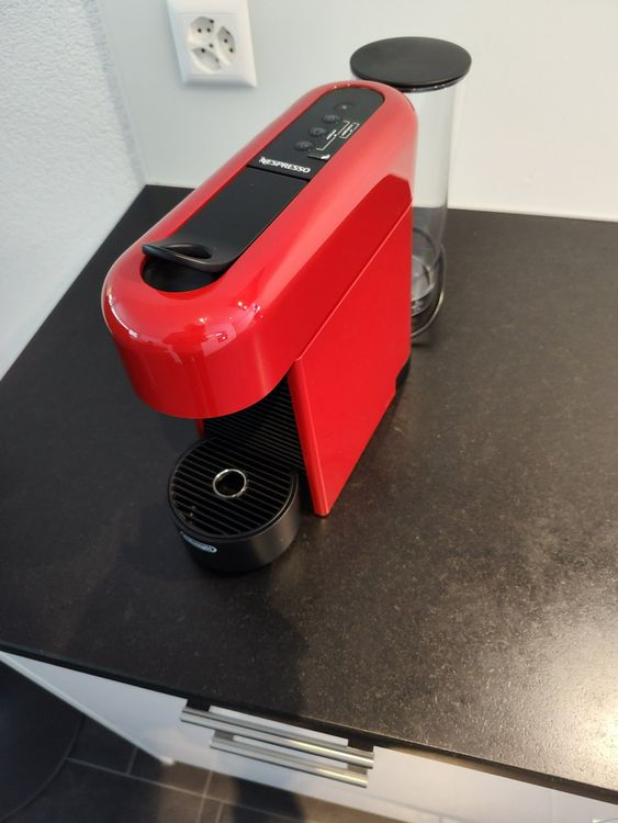 de'longhi essenza plus; nespresso Kapselmaschine rot | Kaufen auf Ricardo