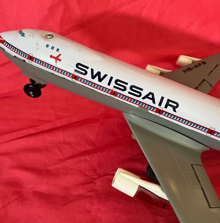 Vintage Grosse Swissair Blech Model Flugzeug | Kaufen auf Ricardo