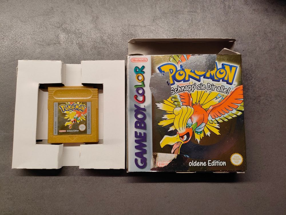 GBC - Pokemon goldene Edition mit OVP (Gebraucht) in Monthey für CHF 66 ...
