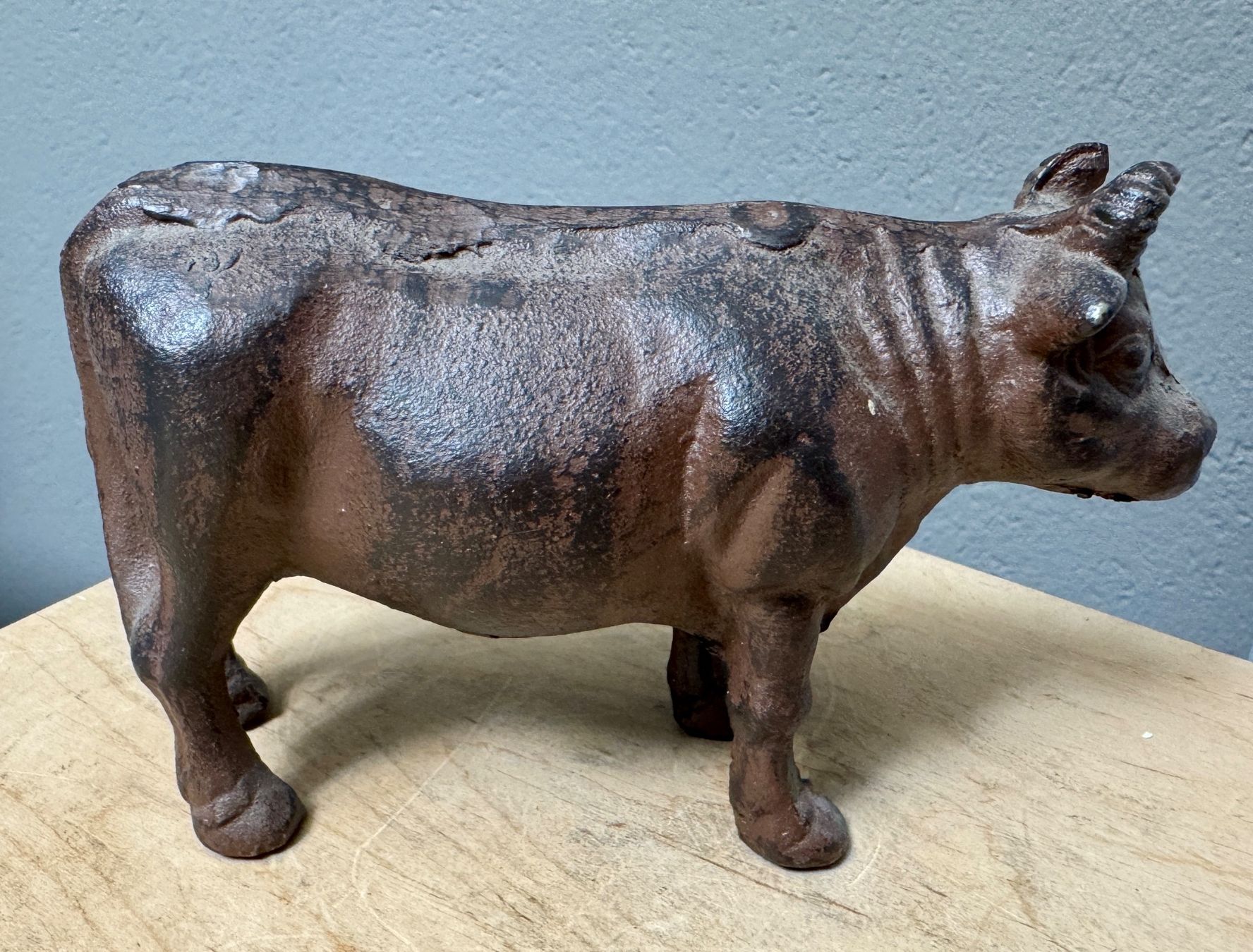 Tolle alte / ältere Kuh aus Gusseisen Figur 15 cm lang (Gebraucht) in ...