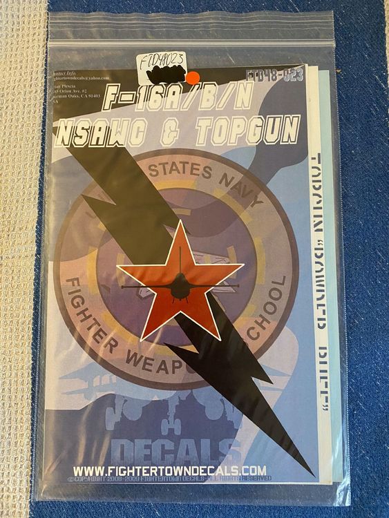 1/48 F-16A/B/N NSAWC & TOP GUN DECALS | Kaufen auf Ricardo