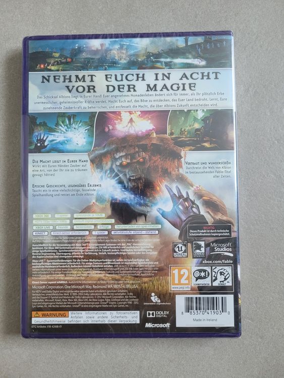 Kinect Fable The Journey (Kinect, XBox 360), neu, sealed! (Neu und ...