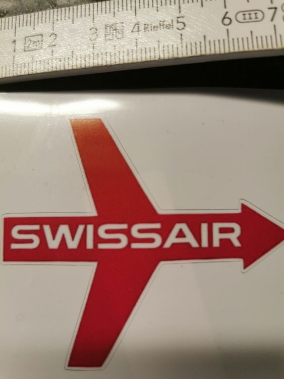 Swissair Sticker - Neu Logo ist aus den 70er Jahren (Neu und ...