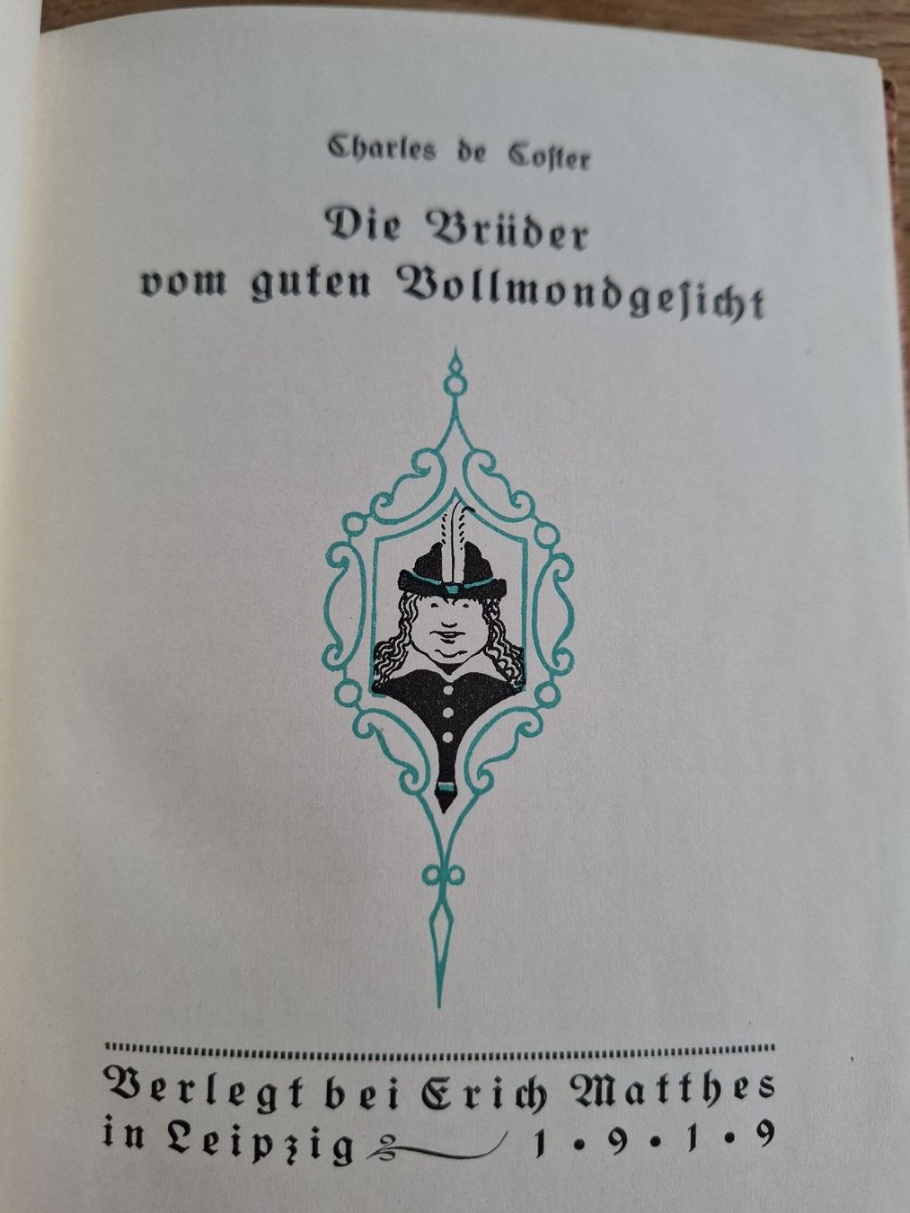 Charles de Coster: Die Brüder vom guten Vollmondsgesicht (Neu (gemäss ...