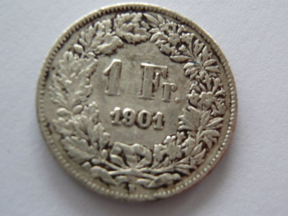 1 FR 1901 SILVER RARE !! VENTE EN SUISSE UNIQUEMENT ! | Kaufen auf Ricardo