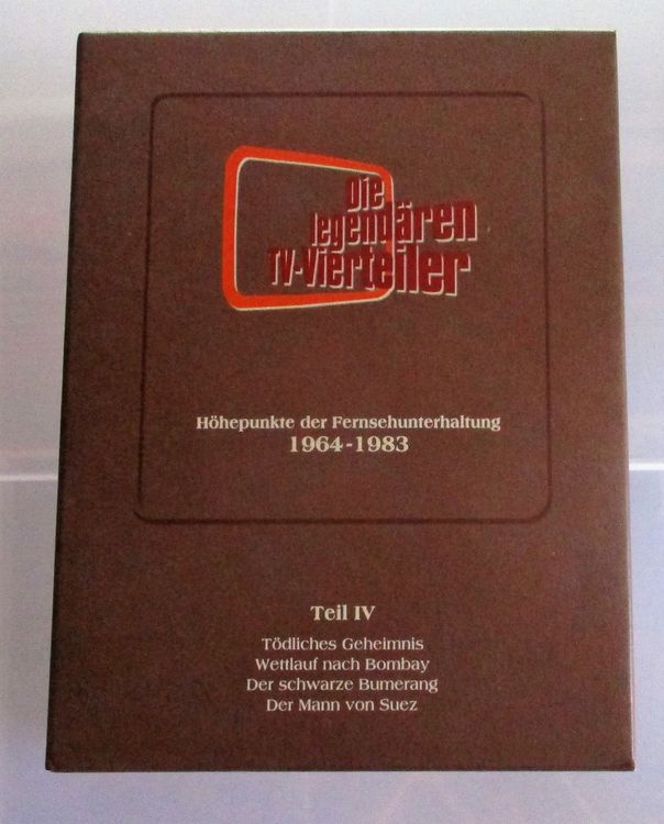 DIE LEGENDÄREN TV-VIERTEILER - Teil IV 8-DVD Box (Gebraucht) in Lichtensteig für CHF 30 – mit ...