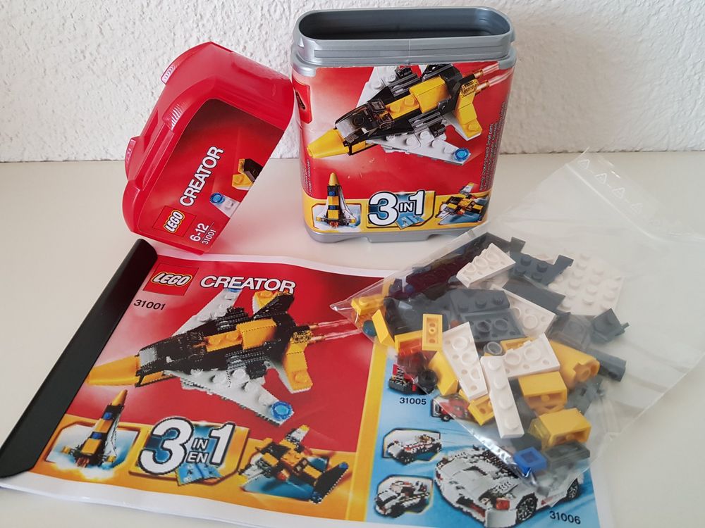 Lego Creator 31001, Mini Skyflyer, Flugzeug, Shuttle 3 in 1 | Kaufen ...
