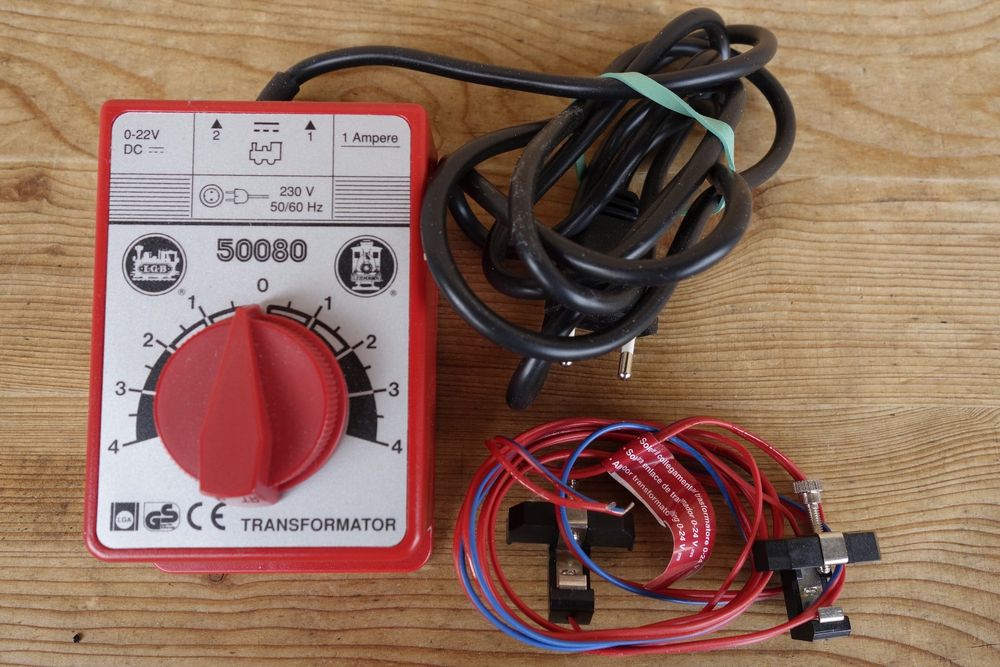 Trafo LGB 50080 1 Ampere mit Anschlusskabel unbenutzt (Neu (gemäss ...