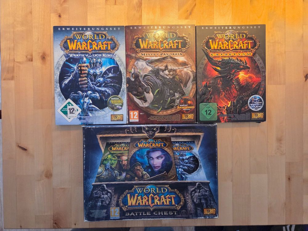 World of Warcraft -Original PC CD ROM Erweiterungen | Kaufen auf Ricardo