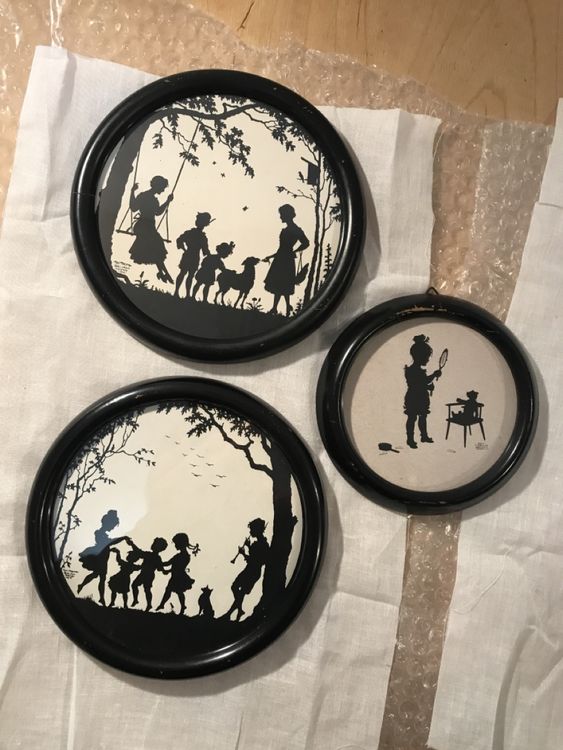 3 Antike Scherenschnitte gerahmt (Gebraucht) in Thun für CHF 60 – mit ...