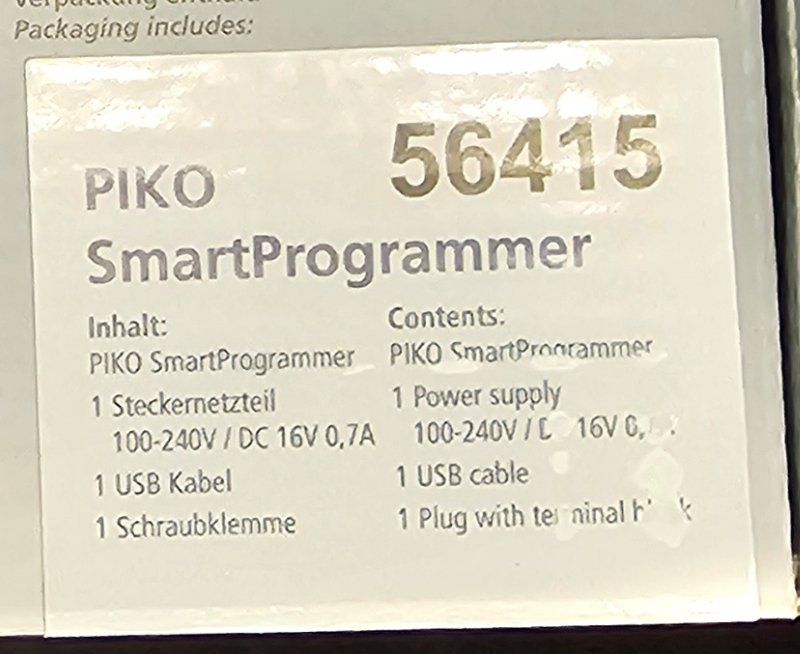 PIKO Smartprogrammer (Neu und originalverpackt) in Spiez für CHF 116 ...
