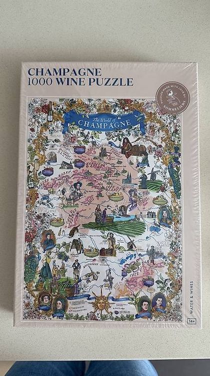 Originalverpacktes Puzzle - Champagner Thema, 1000 Teile (Gebraucht) in ...