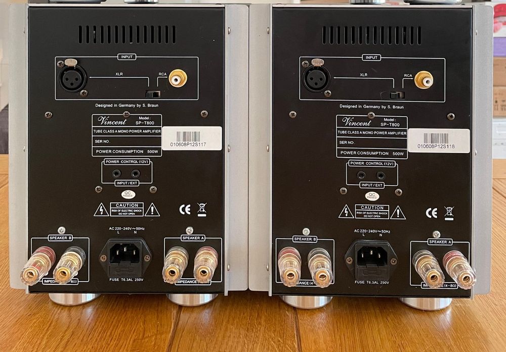 Vincent SP-T800 — Paar Monoblock-Endverstärker (Gebraucht) in Baar für ...