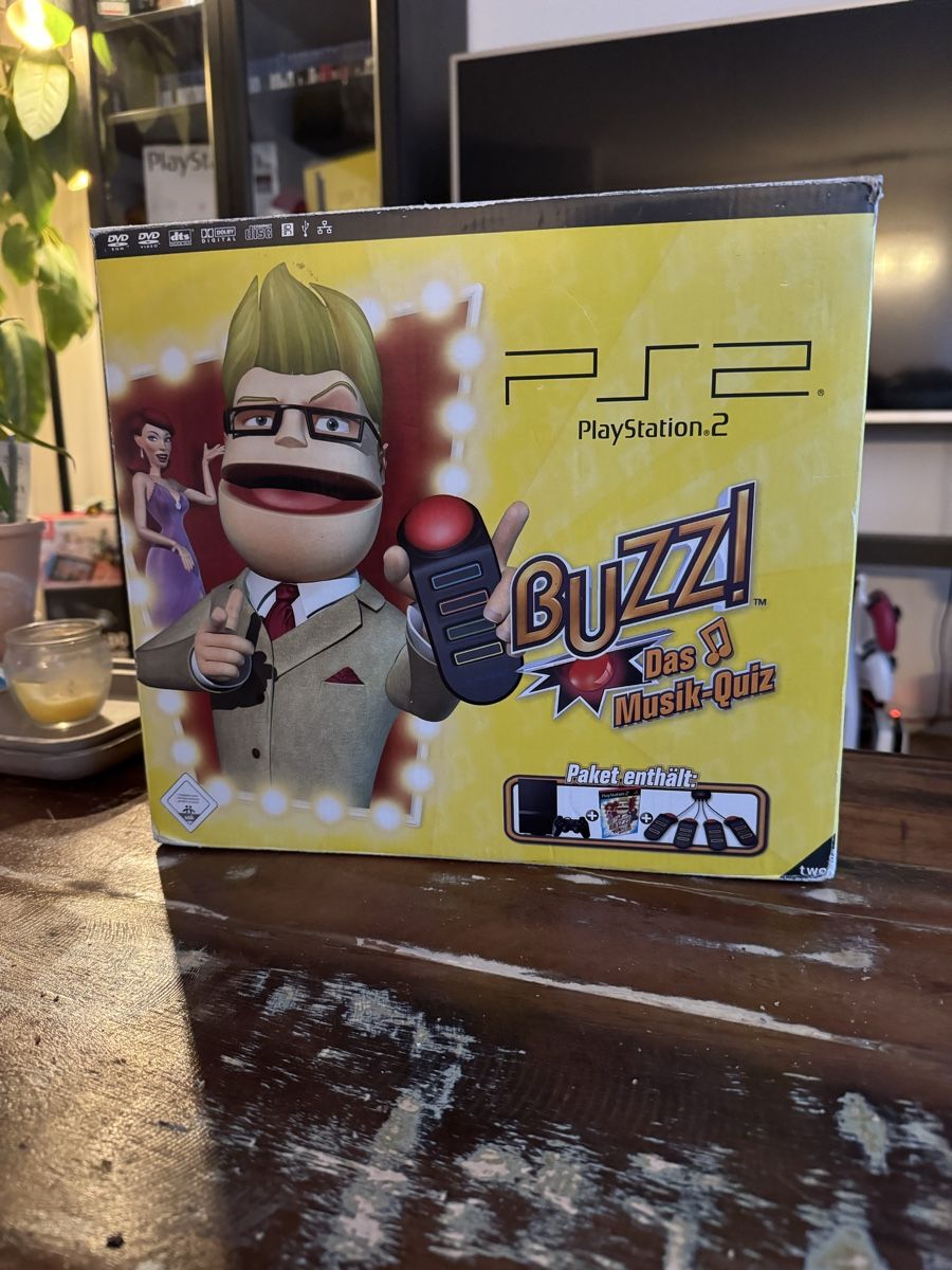 PlayStation 2 – Buzz! Paket (komplett & OVP) (Neu (gemäss Beschreibung ...