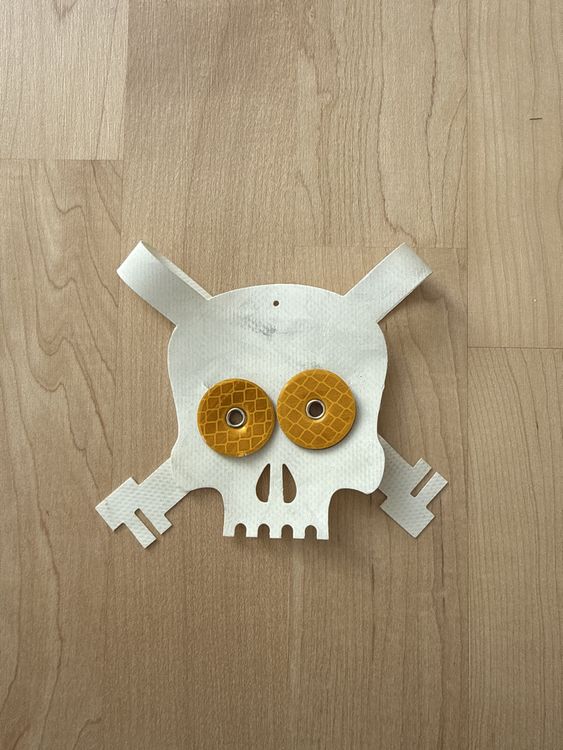 Reflektierende Fahrradsticker/aufhänger FREITAG-F-aker Skull (Gebraucht ...