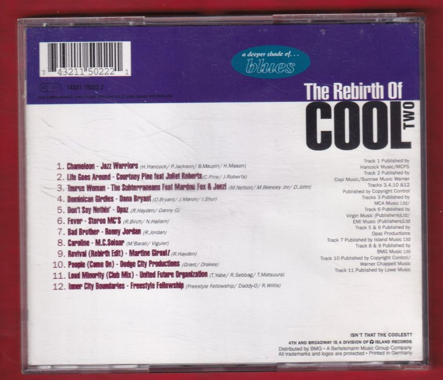 The Rebirth Of Cool - Two (CD) (Gebraucht) in Zürich für CHF 3 – mit ...