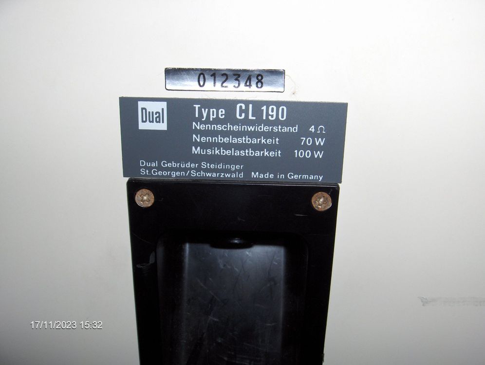 Dual CL 190 | Kaufen auf Ricardo