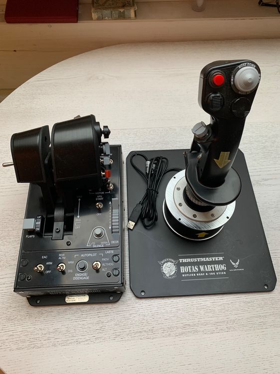 Thrustmaster Hotas Warthog Joystick und Throttle USAF A-10C (Gebraucht ...