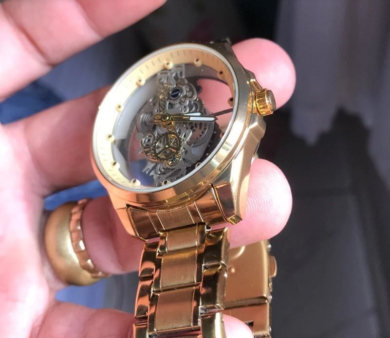 Uhr leerem Hintergrund Mechanismus / Montre fond vide | Kaufen auf Ricardo