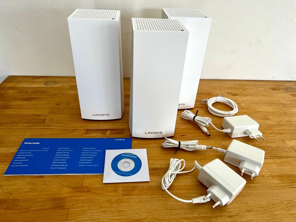 Linksys Velop Tri-Band Mesh-WiFi 6-System (AX4200) 3x Router (Neu ...