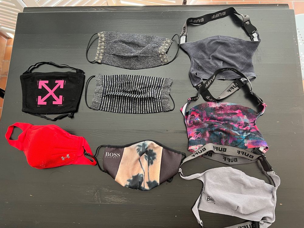 8 Stk. Gesichtsmasken Off White, Buff, Under Armor u.a. | Kaufen auf ...